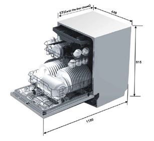 ניופאן | מדיח כלים 14 מערכות כלים Delonghi WMD-70X
